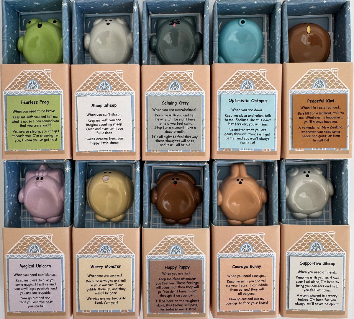 Supportive Sheep Metal Worry Stone – Little Joys by Amelie